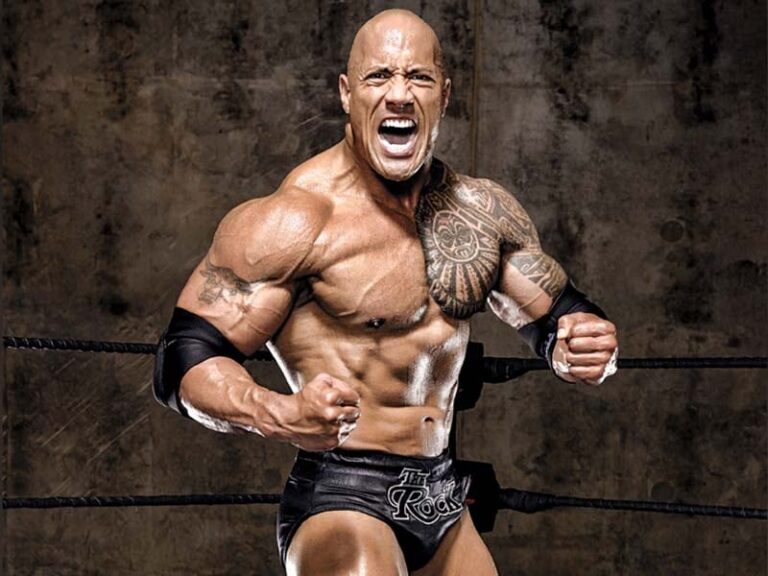 Le poids et la taille de Dwayne Johnson acteur de cinéma
